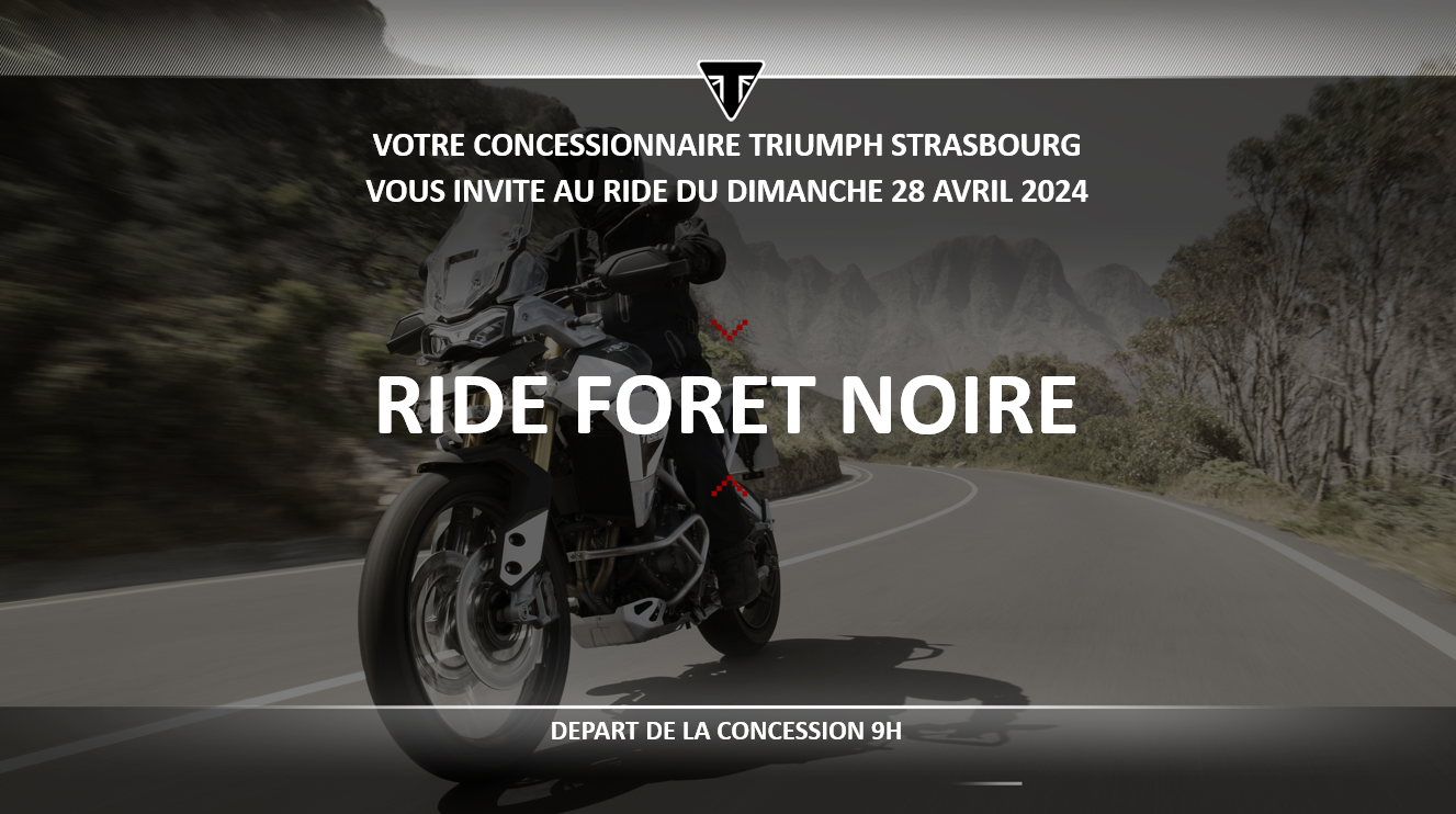 TRIUMPH STRASBOURG RIDE FORET NOIRE | Triumph Events